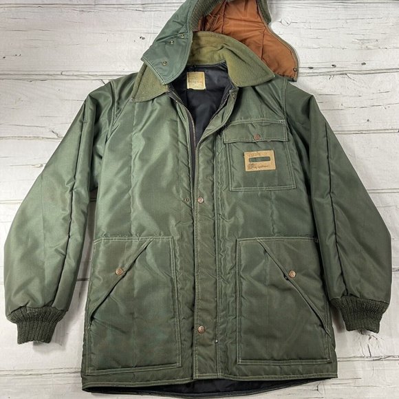 Refrigiwear | Jackets & Coats | Vintage Refrigiwear Mens Zip Tuff Insulated Parka Jacket W ...
